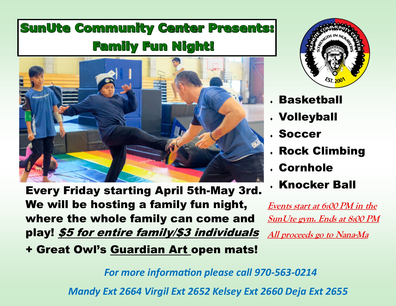 FamilyFunNight – SunUte Community Center