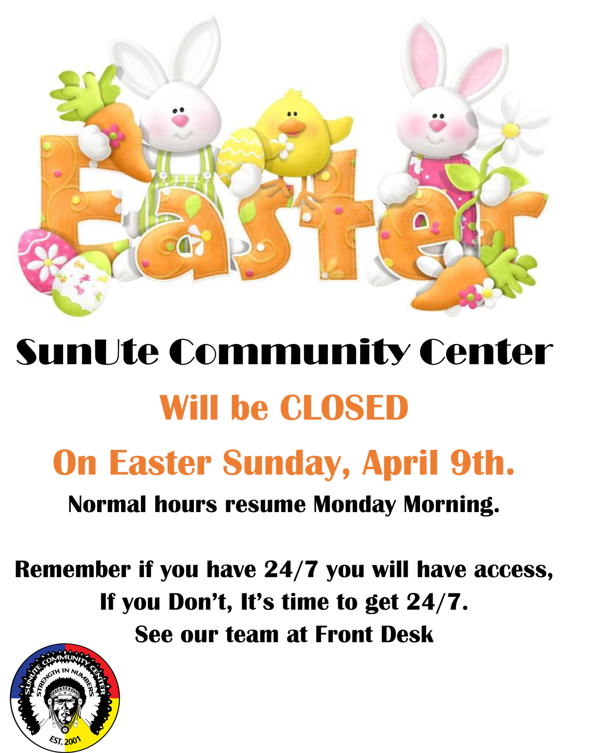Easter-Flyer – SunUte Community Center